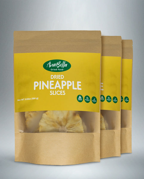 Dried Pineapple – Small Pack X3 – Anabella Dried Food